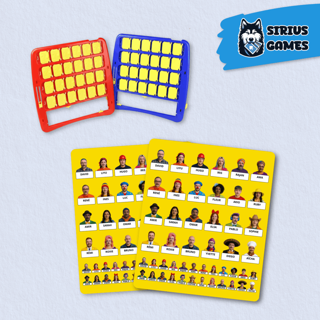 Jeu du Qui suis-je ? - Sirius Games